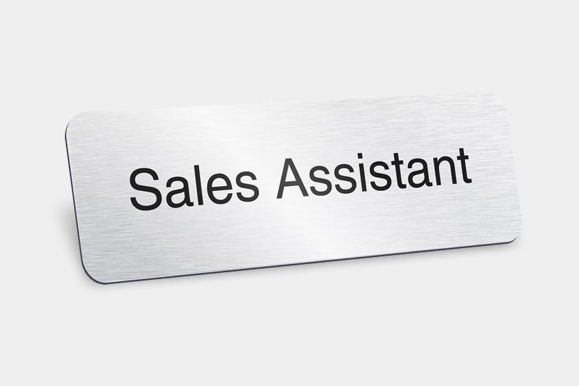 Sales Assistant Badges | Pack of 5 Staff Badges – MelubaBadges