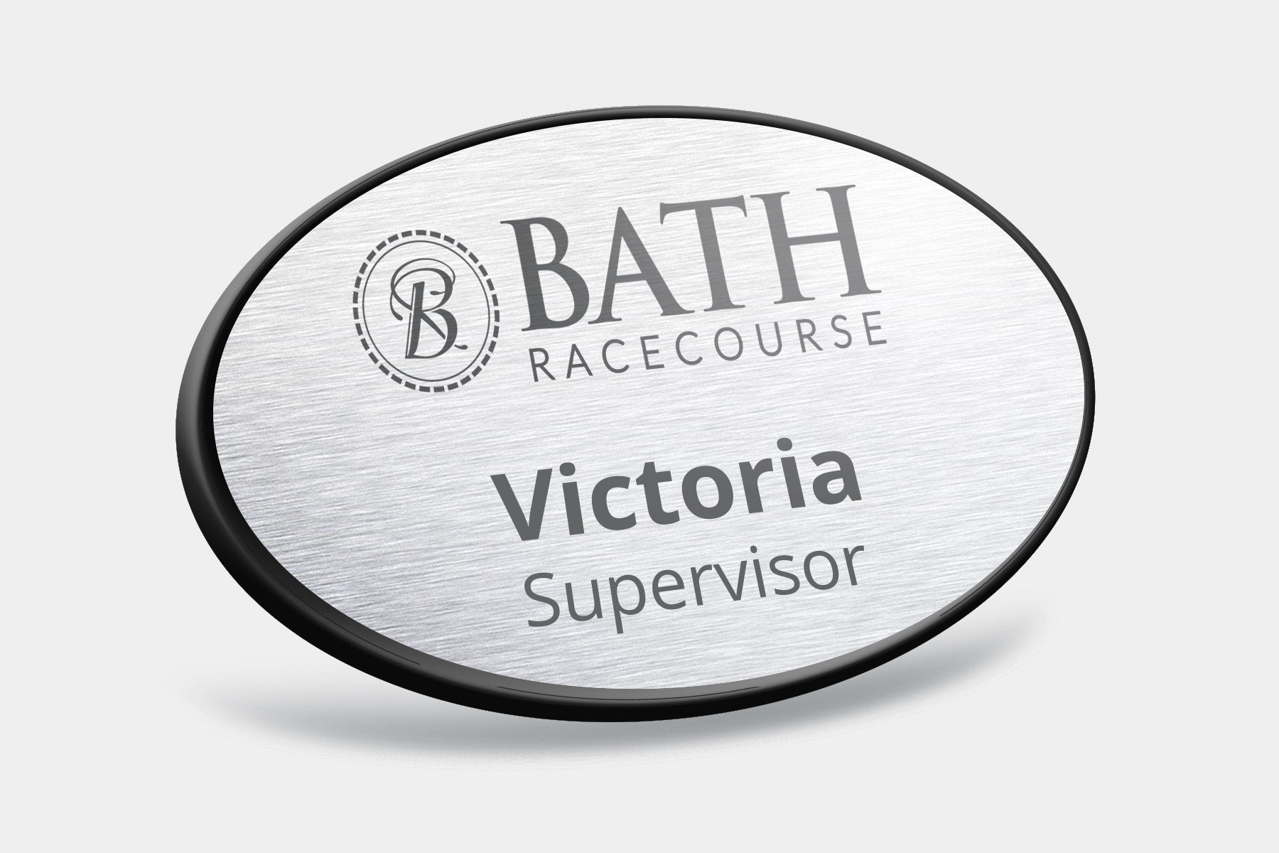 Oval Framed Name Badges – MelubaBadges
