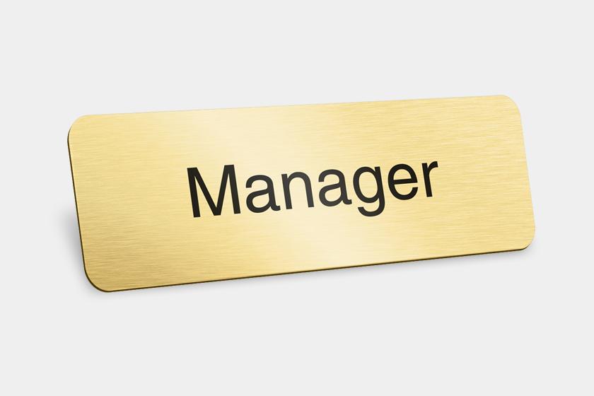 Manager Badges (Pack of 5) – MelubaBadges