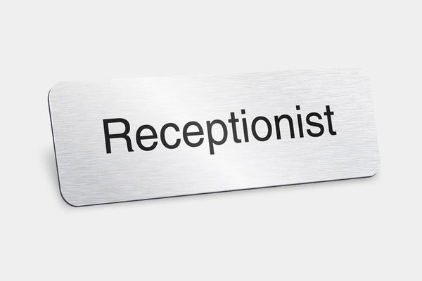 Receptionist Badges (Pack of 5) – MelubaBadges