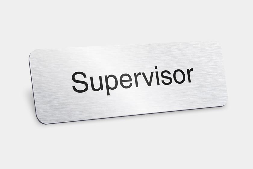 Supervisor Badges (Pack of 5) – MelubaBadges