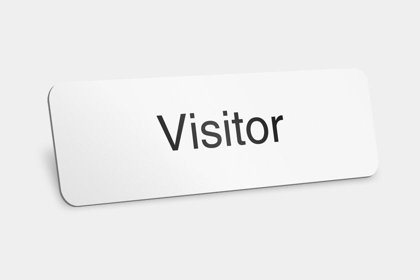 Visitor Badges (Pack of 5) – MelubaBadges