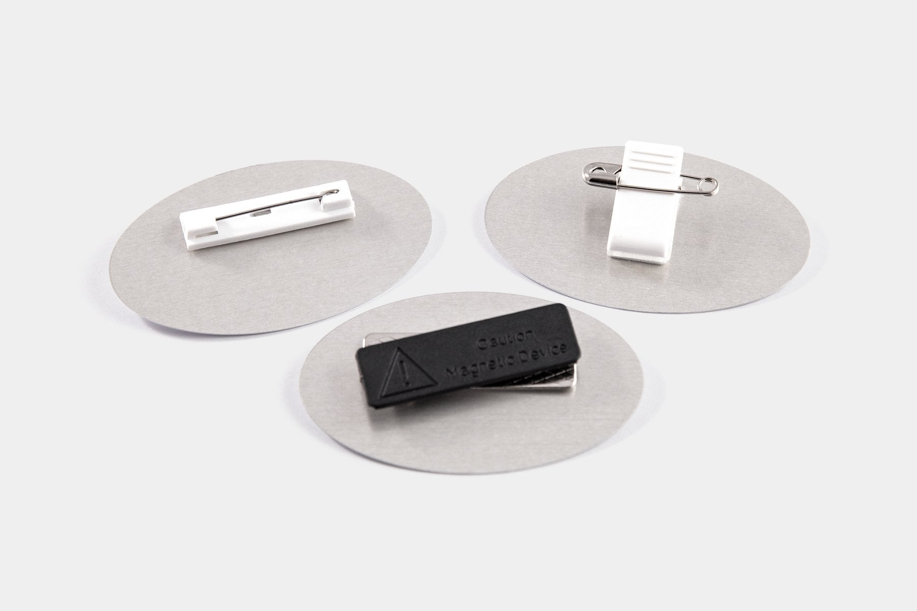 Oval Metal Reusable Name Badges – MelubaBadges